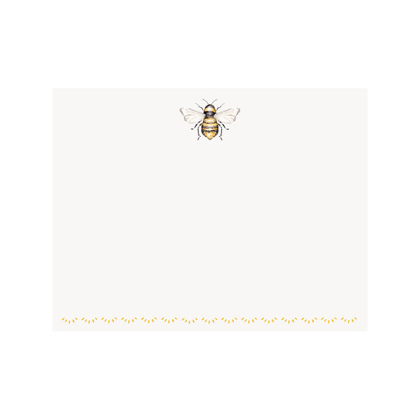 Bee Note Card - Brake Ink Stationery