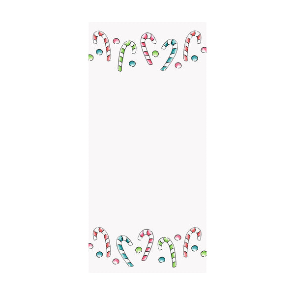 Candy Canes Holiday Notepad - Brake Ink Stationery