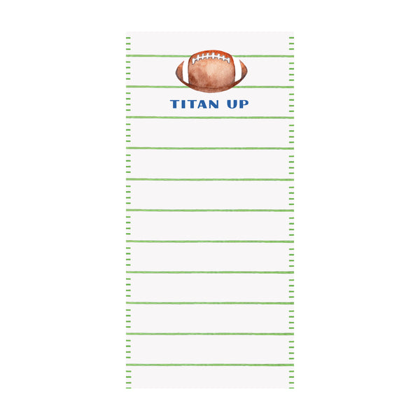 Football Field Notepad- Personalized - Brake Ink Stationery
