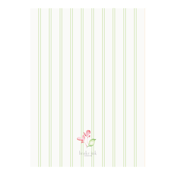 Geranium Pink Garland Holiday Photo Cards - Brake Ink Stationery
