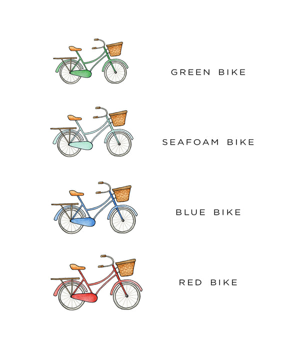 Bicycle Notepad- Personalized - Brake Ink Stationery
