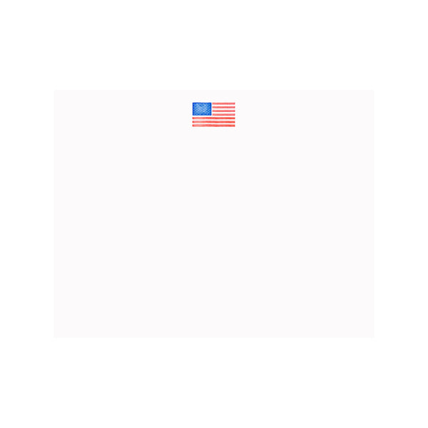 American Flag Note Card - Brake Ink Stationery